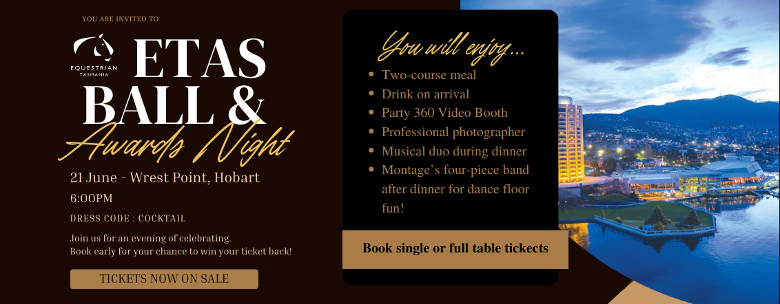 ETAS Ball and Awards Night 2025 | Equestrian Tasmania